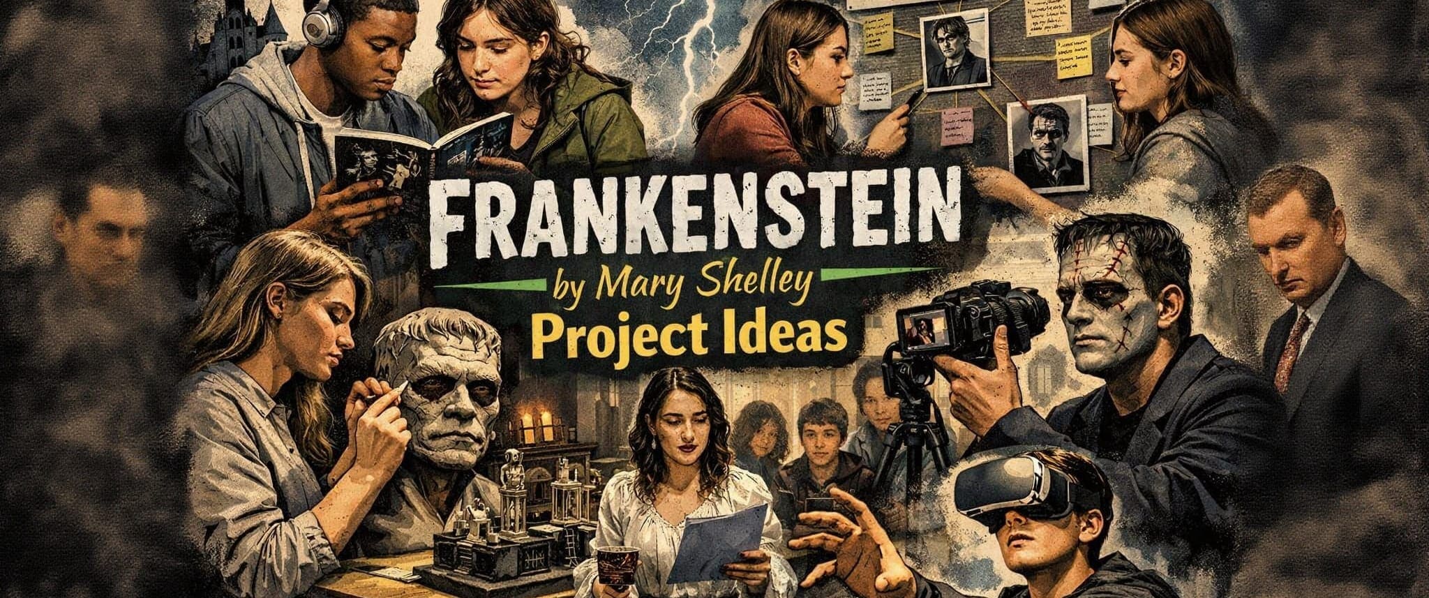 FRANKENSTEIN Project Ideas for High School ELA - TeachNovels.com
