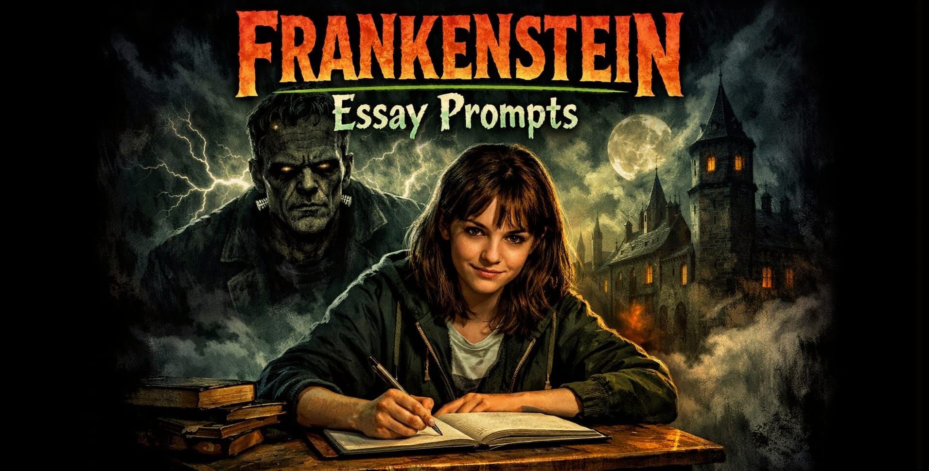FRANKENSTEIN Essay Prompts for High School ELA - TeachNovels.com